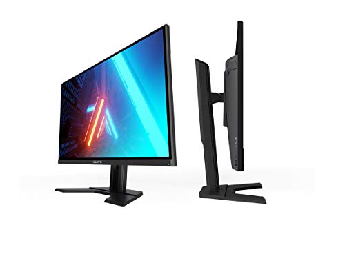 GIGABYTE G27Q 27" 144Hz 1440P Gaming Monitor, 2560 x 1440 IPS Display, 1ms Response Time, 92% DCI-P3, VESA HDR400, FreeSync Premium, DisplayPort 1.2, 2x HDMI 2.0, 2x USB 3.0, Black