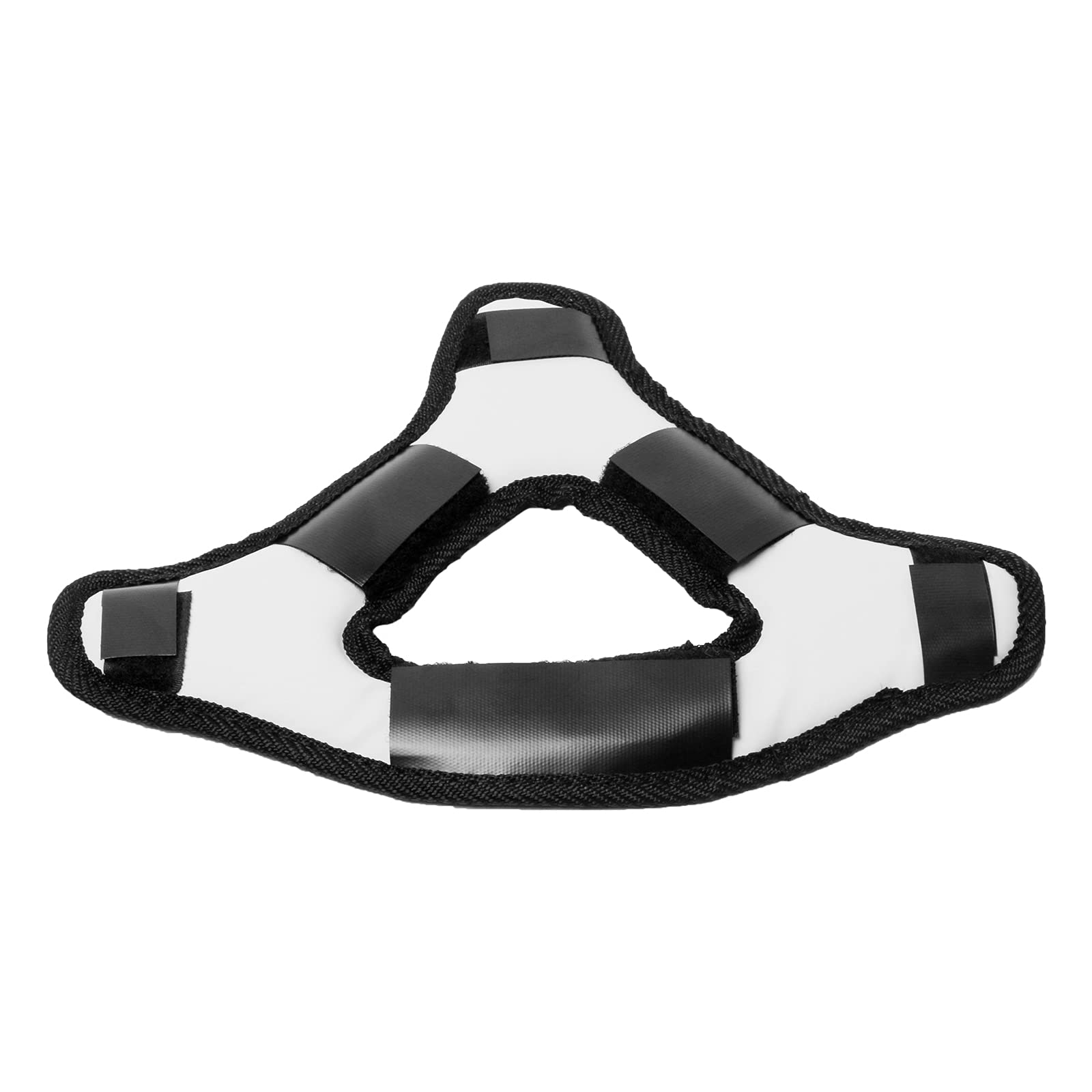 Generic Comfortable Headband VR Head Strap Fits for Oculus Quest 2 Gaming Headset Reduce Head Pressure Protect Head Pad (White)