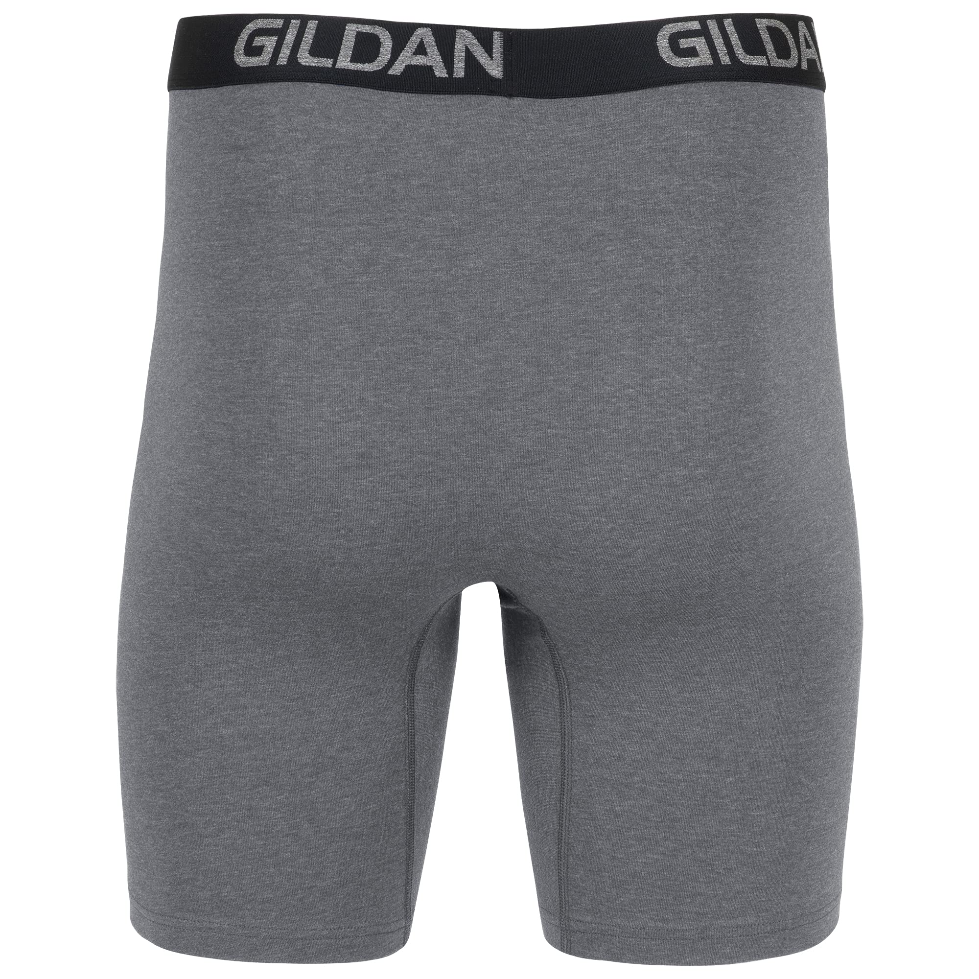 Gildan Men's Underwear Cotton Stretch Boxer Briefs, Multipack, Black Soot/Heather Dark Grey/Green Midnight (4-Pack), X-Large