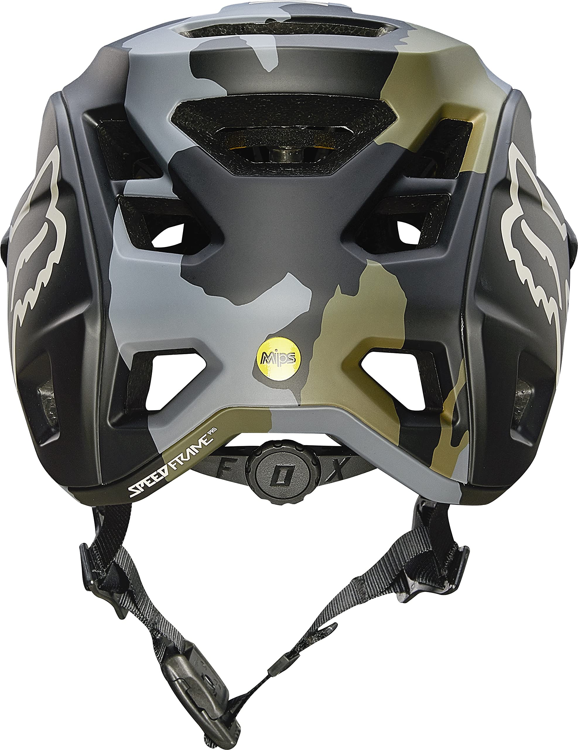 Fox Racing mens SPEEDFRAME PRO MOUNTAIN BIKING HELMET ,Green Camo,Medium