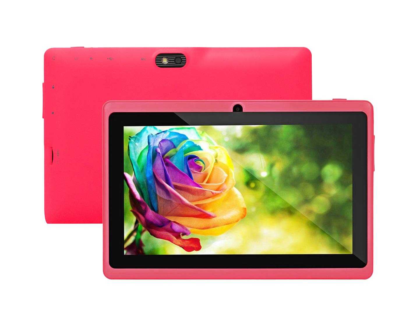 G-Anica Tablet PC 7 inch,Android Quad Core Tablet Computer with Keyboard,Dual Camera,40GB Storage Capacity,Capacitive Touch Screen,Support WiFi,Bluetooth,GPS(with Stylus) (Pink)