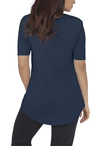 Fruit of the Loom Women's Crafted Comfort Sweatshirts, Pants, & Tri-Blend Tees, Blue Heather, Large