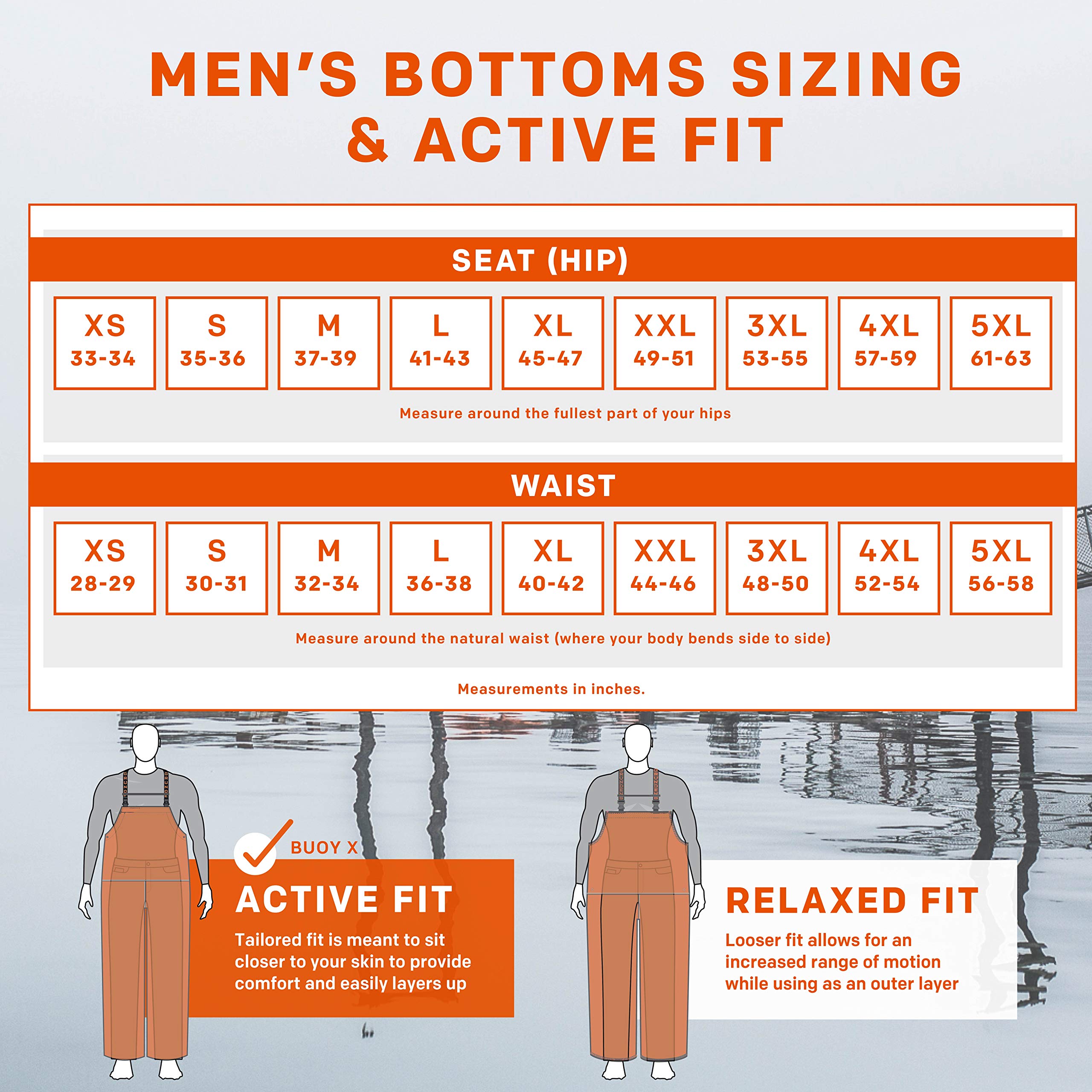 Grundens Men’s Buoy X GORE-TEX Bib | Waterproof, Breathable, Burnt Orange, Large