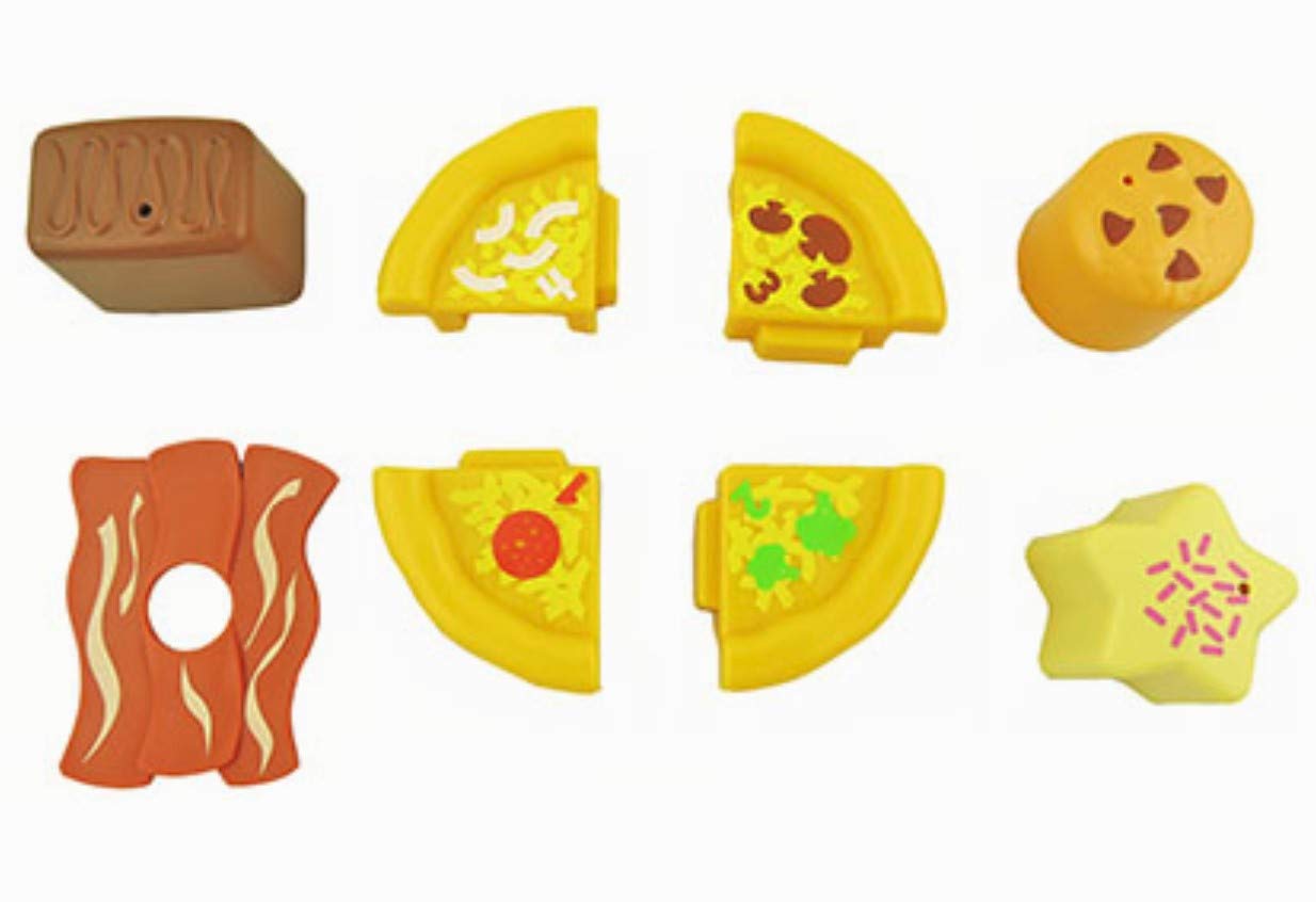 Fisher-Price Laugh and Learn Servin' Up Fun Food Truck Playset DYM74 - Replacement Play Pizza, Bacon, Cookies and Brownie