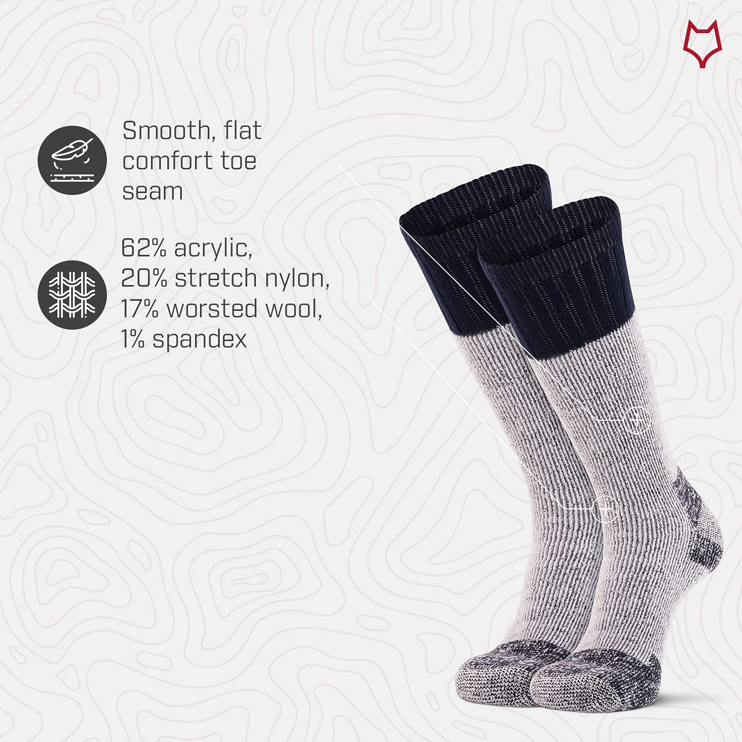 FoxRiver Men's/Unisex Wick Dry Outlander Sock