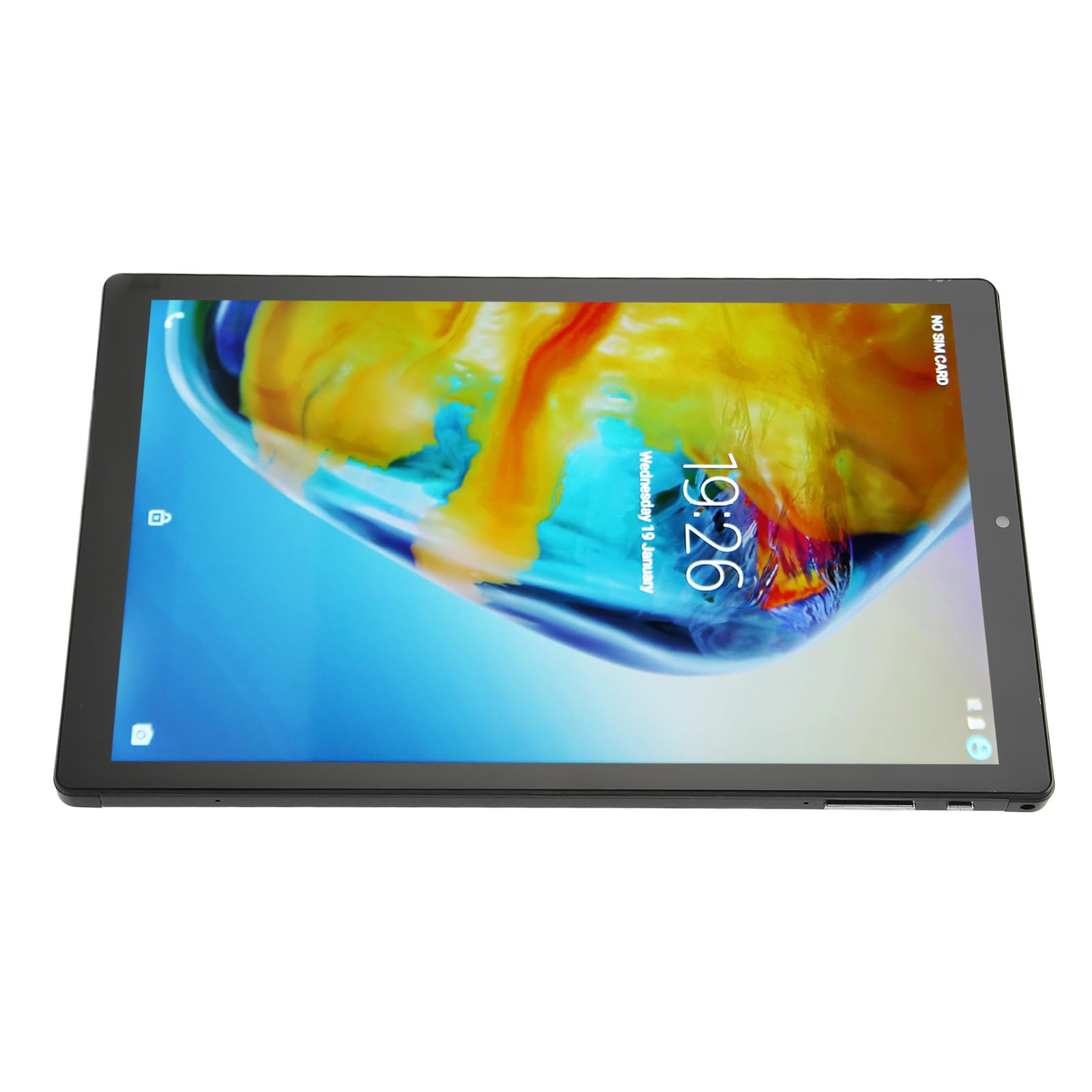 Haofy Student Tablet 10 Inch 4GB RAM 64GB ROM IPS Screen Black 3 Card Slots Office Tablet Octa Core CPU 5000mAh Studying (US Plug)
