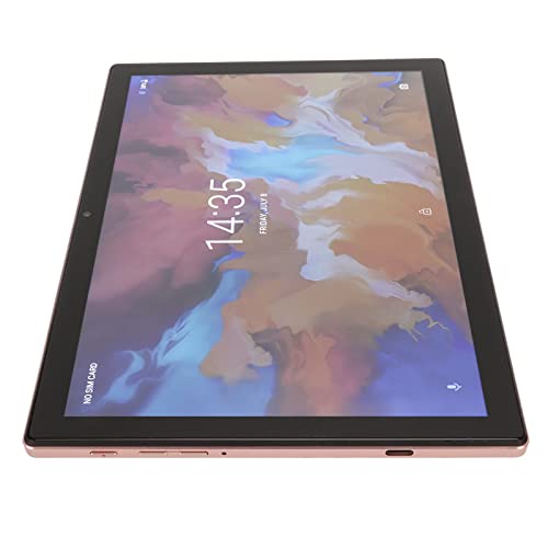 HEEPDD 10 Inch Tablet, OctaCore Processor 10 Inch IPS Screen Tablet PC Call Support 6G RAM 256G ROM (Gold)
