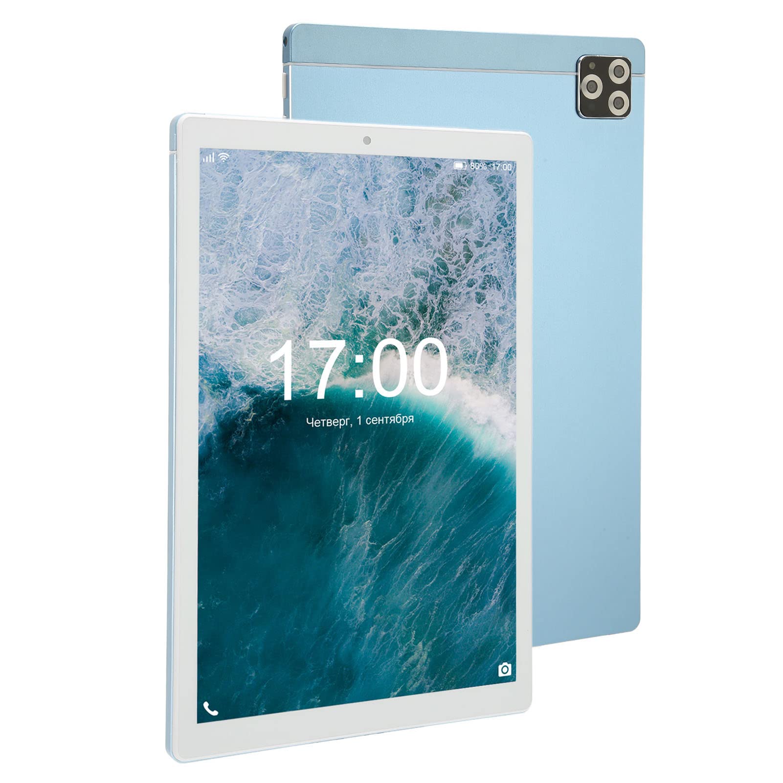 HEEPDD 10 Inch Tablet, 3 Card Slots 8 Core Tablet 3GB 64GB Fast Charging Support Call 100β240V with 3G Network WiFi for Daily Use for Kids (US Plug)