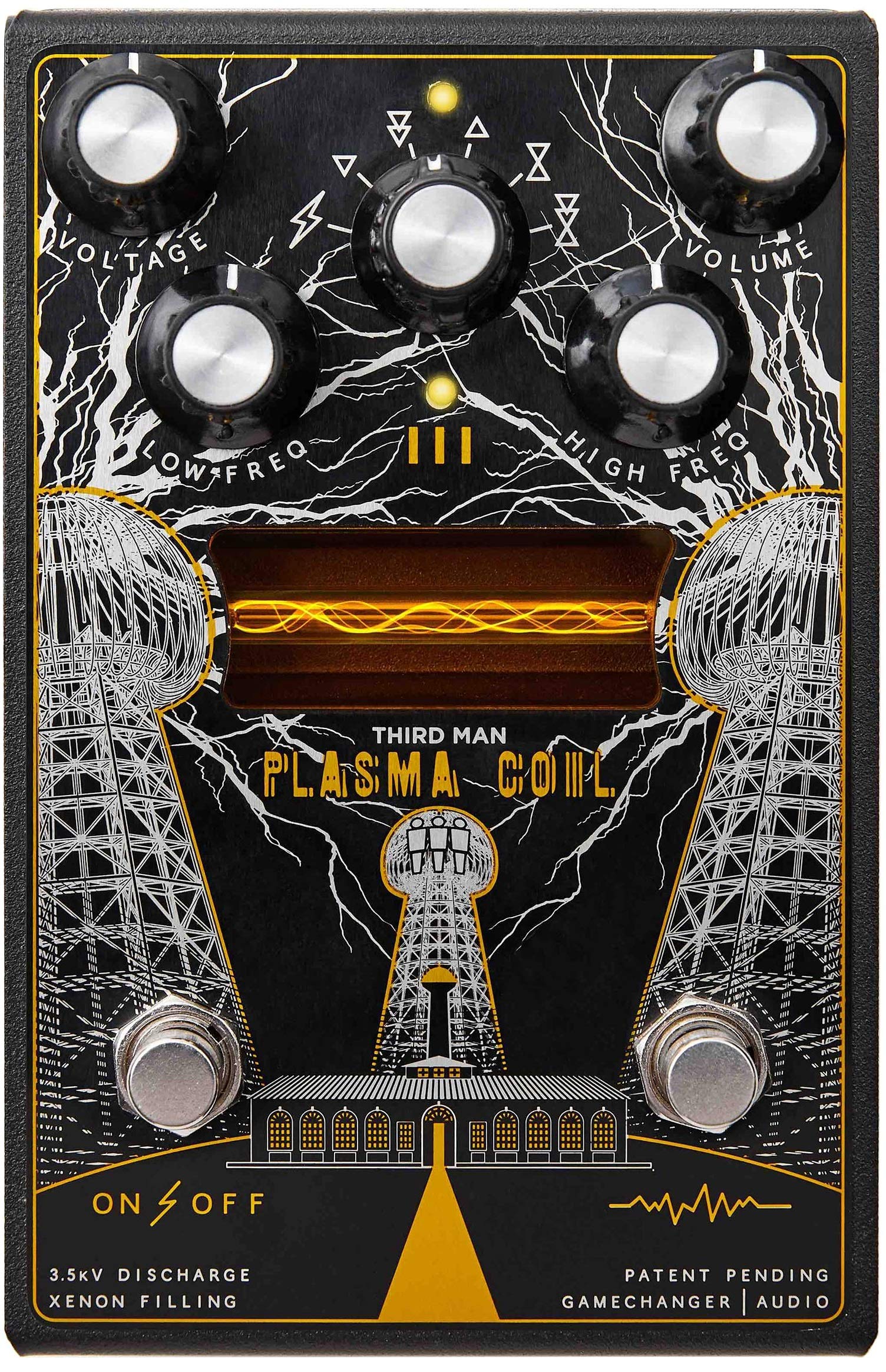 Gamechanger Audio Third Man Records PLASMA Coil High Voltage Distortion Effect Pedal