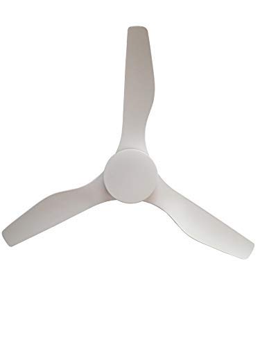 Hauslane CF3000 52 inch Modern 3 Blade Ceiling Fan with Lights | Bright LED Lamp and Three Reversible Blades | Suitable for 350 Sq Ft Room, Brushed Nickel Finish