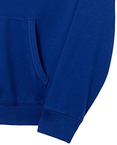 Goodthreads Men's Lightweight French Terry Shawl Collar Pullover Sweatshirt, Bright Blue, Medium