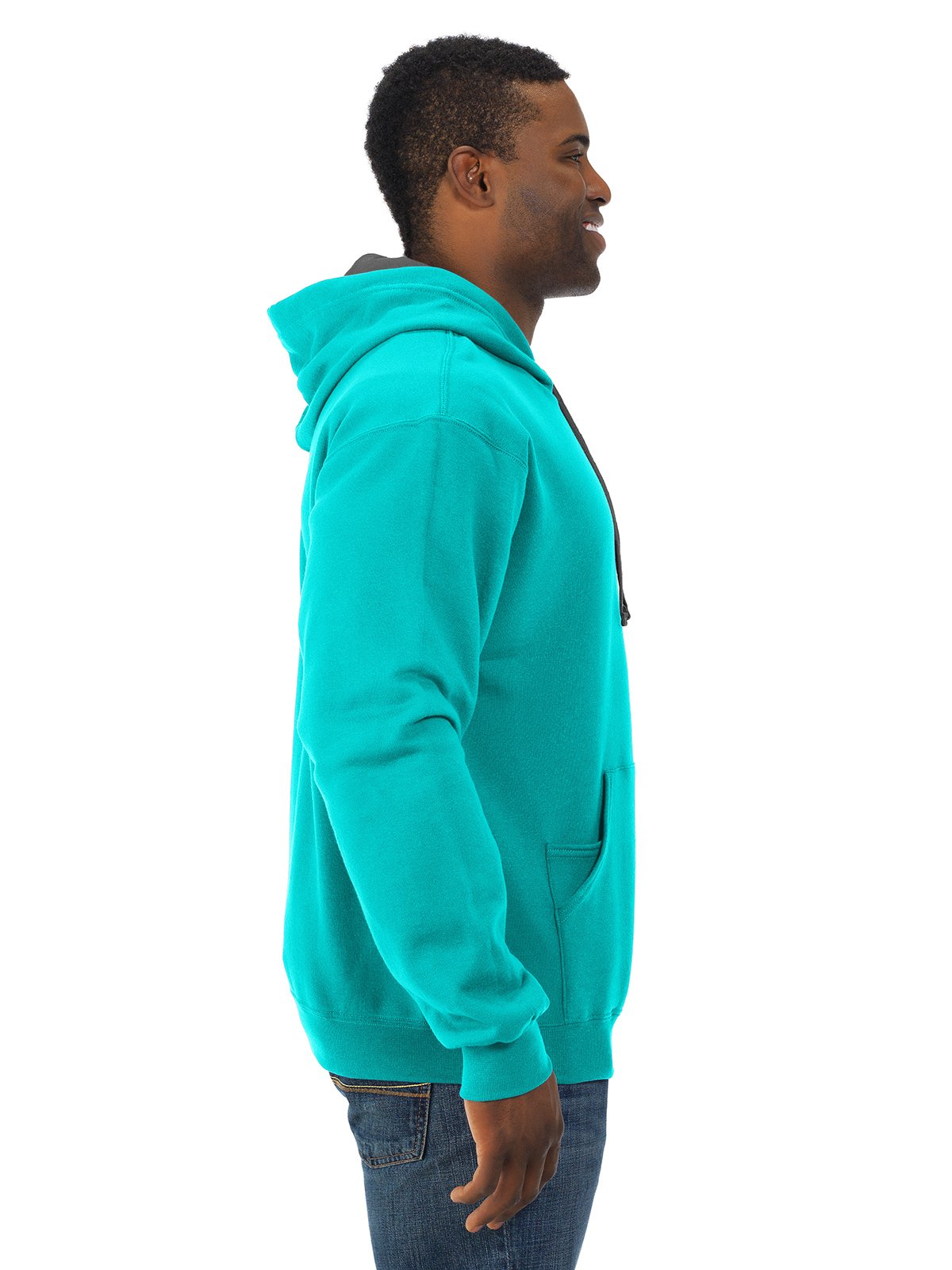 Fruit of the Loom Adult 7.2 oz. SofSpun® Hooded Sweatshirt 2XL BLACK