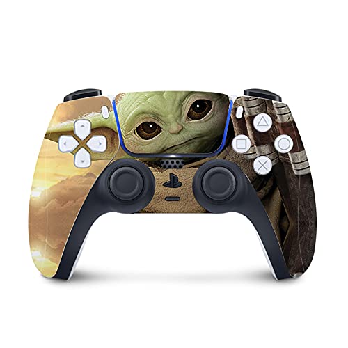 Game Console and Controller Skins and Wraps for PS5 Disk Edition, Durable Scratch Resistant Bubble-Free Stitckers for Playstation5 Disc Version