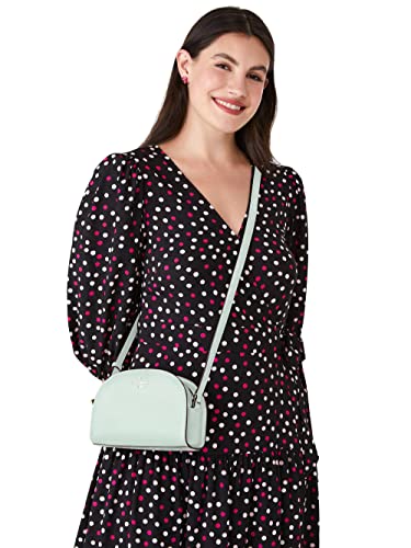 Kate Spade Perry Dome Saffiano Leather Crossbody Bag Purse Handbag (Lime Sherbert)