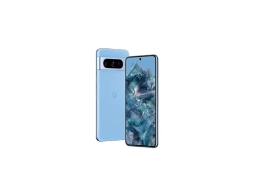 Google Pixel 8 Pro 5G (EU/UK Model) Dual SIM (Nano-SIM, eSIM) | 6.7-inch Android GSM Unlocked Smartphone - International Version (Bay, 128GB + 12GB RAM)