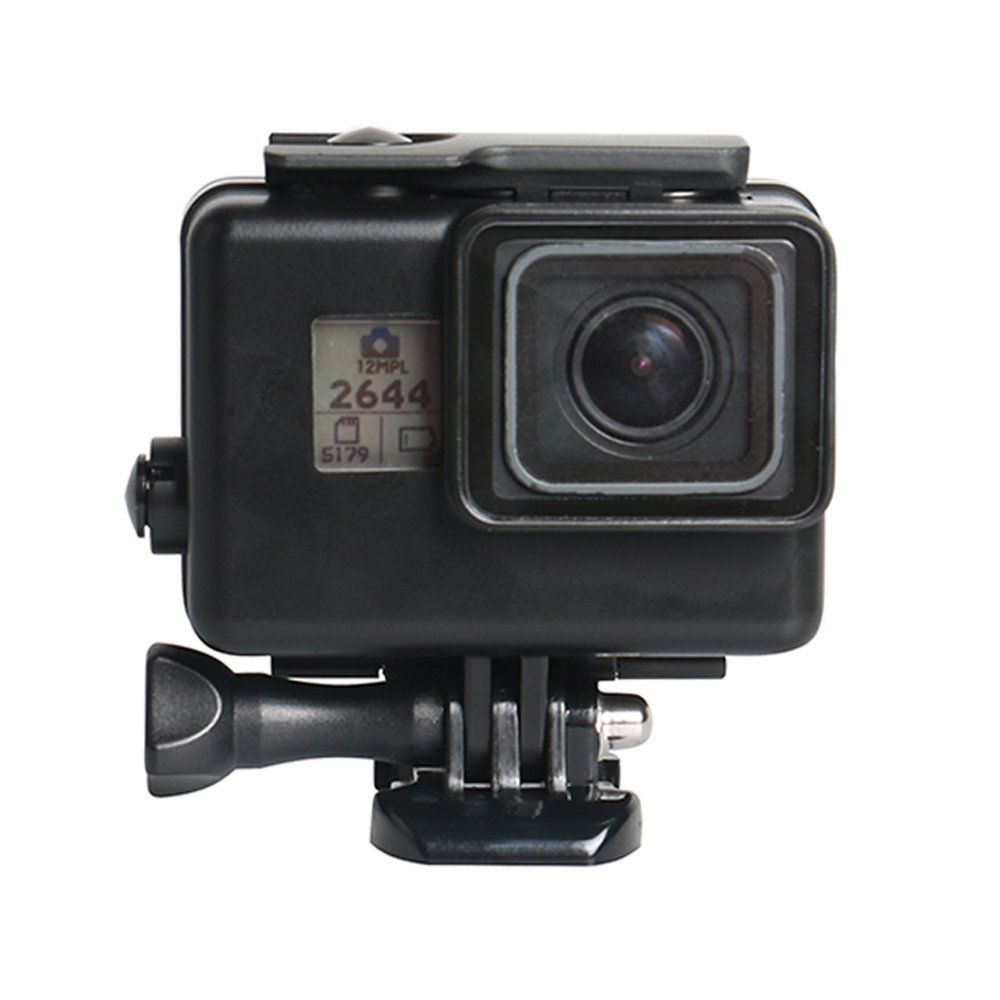 for Gopro Hero 7 Black Waterproof Housing Case, Underwater Protective Diving Case Shell 45M with Bracket for Hero 6 5 2018 Action Sports Camera