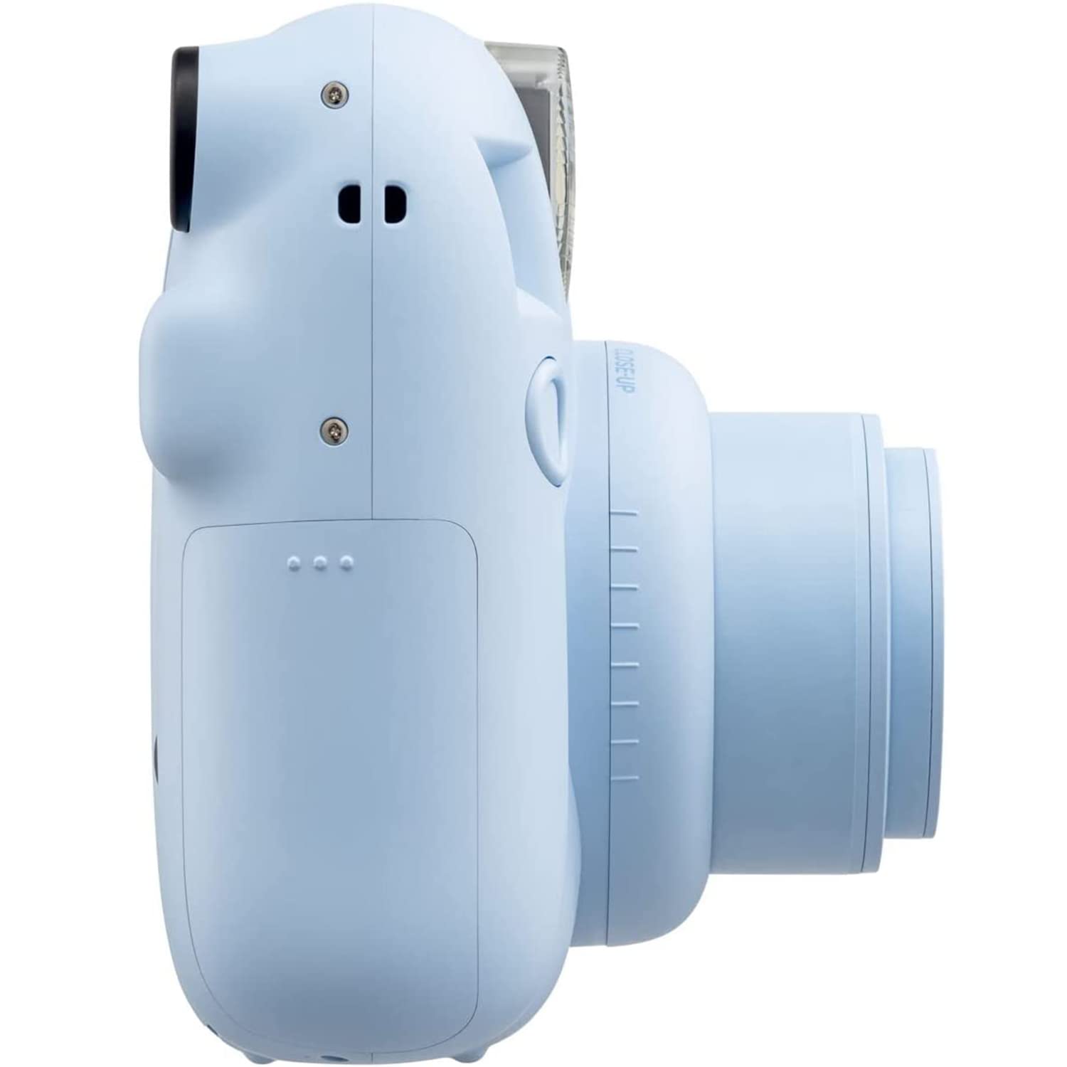 Fujifilm Instax Mini 12 Instant Camera, Pastel Blue Camera with 40 Photo Sheets, Cleaning Cloth, and INSTAX UP App, Portable, Easy to Use, Automatic Settings, Front Mirror for Selfies, 2 AA Batteries