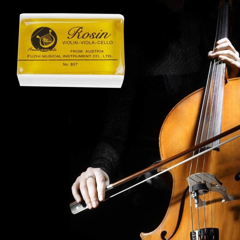 Geva Natural Violin Rosin 8 pack Violin Rosin Light Low Dust Resin Suit for Violin Viola & Cello