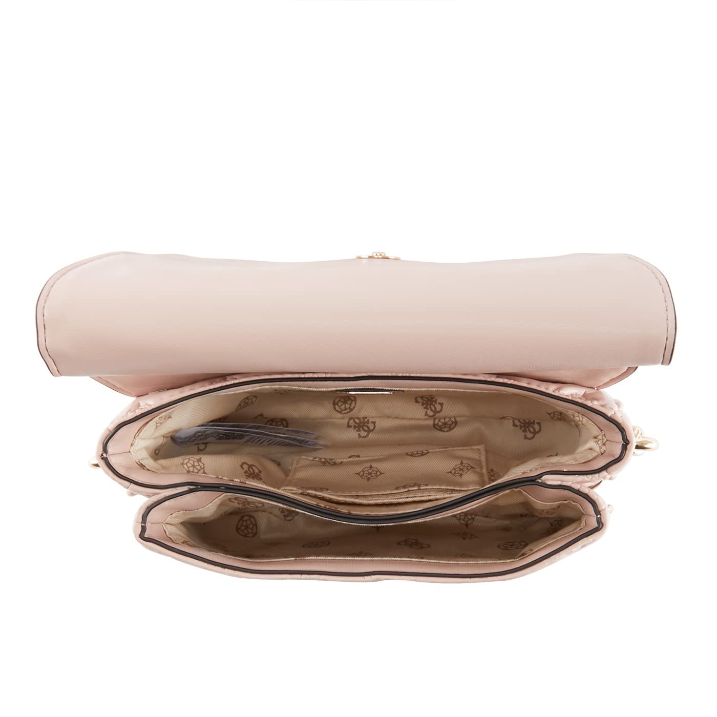 GUESS La Femme Flap Shoulder Bag, Pale Rose
