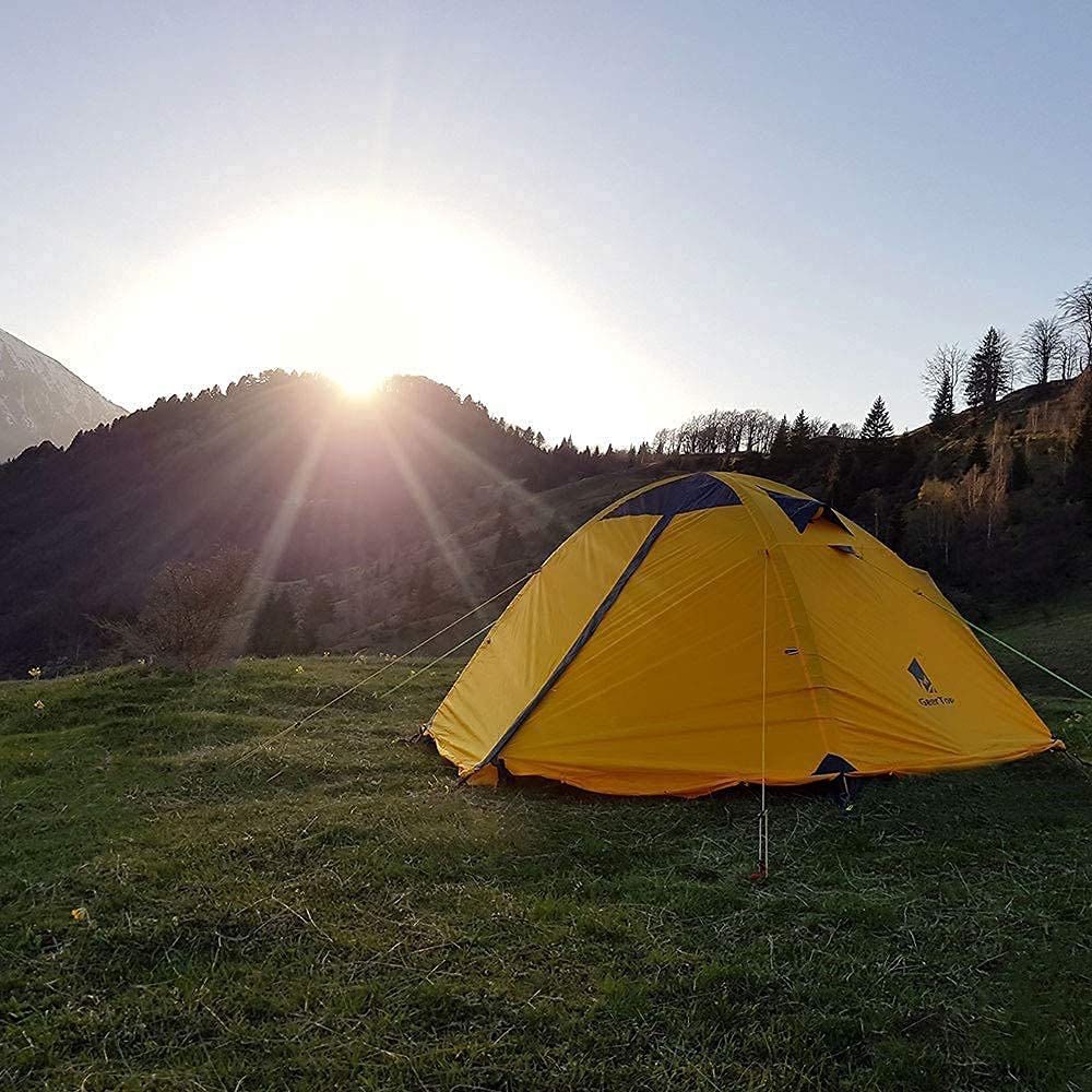 GEERTOP Camping Tent Kit for 2 Person, Backpacking Tent and Portable Ultralight Footprint