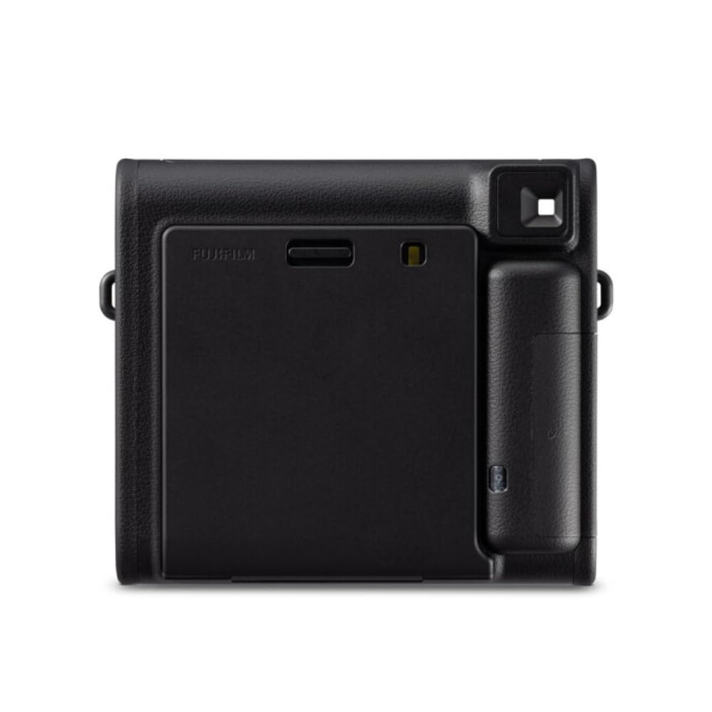 Fujifilm Instax Square SQ40 Instant Film Camera Bundle with Fujifilm Instax Square Black Film | 20 Exposures + Microfiber Cleaning Cloth (3 Items)