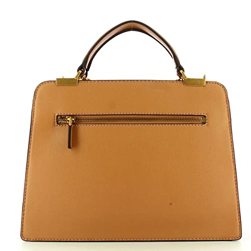 GUESS Womens Kristle Girlfriend Satchel, Caramel, One Size US