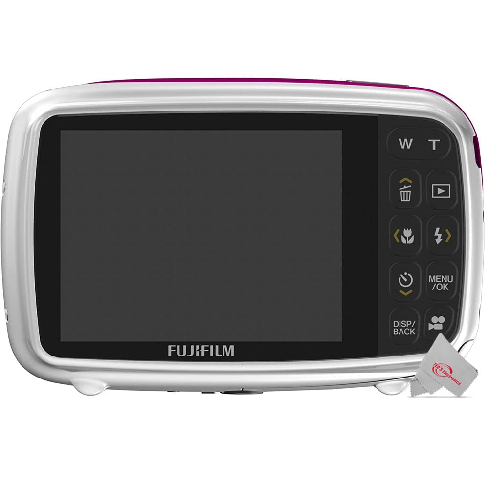 Fujifilm FinePix Z35 Digital Camera - White/Pink (10MP, 3X Optical Zoom) 2.5 inch LCD