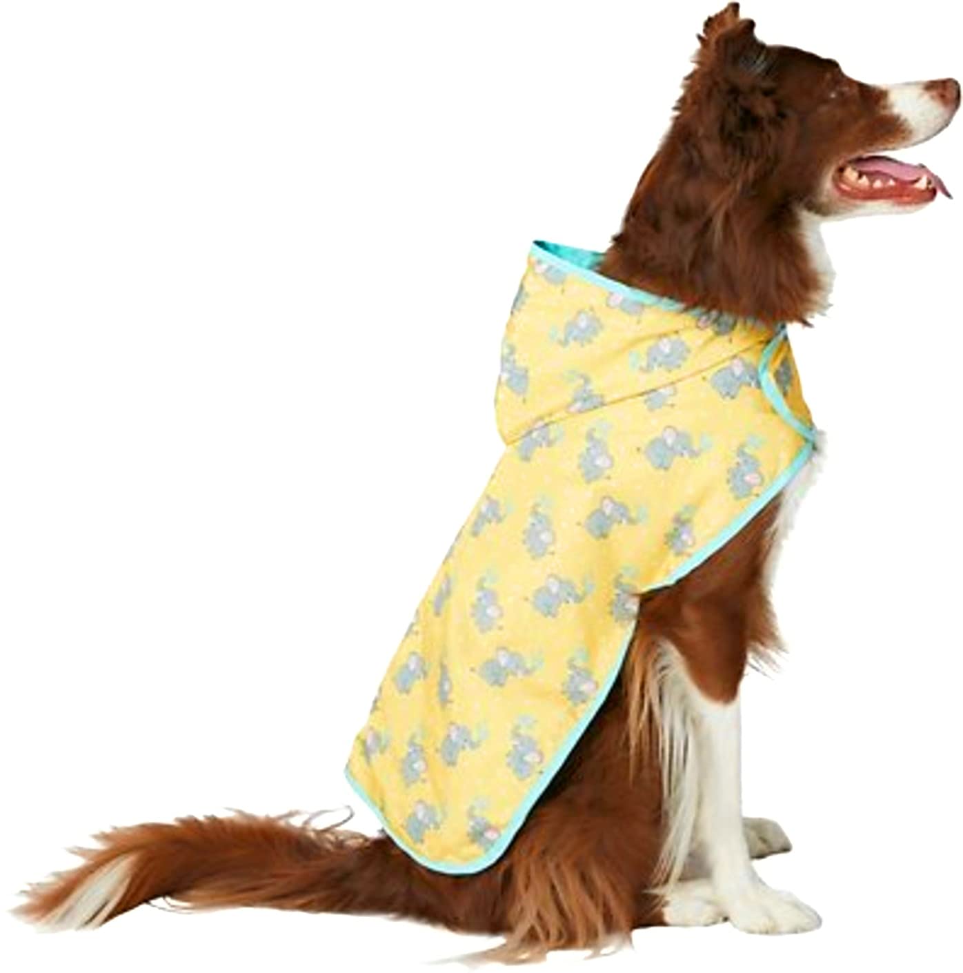 Frisco Elephants Dog Raincoat, X-Large