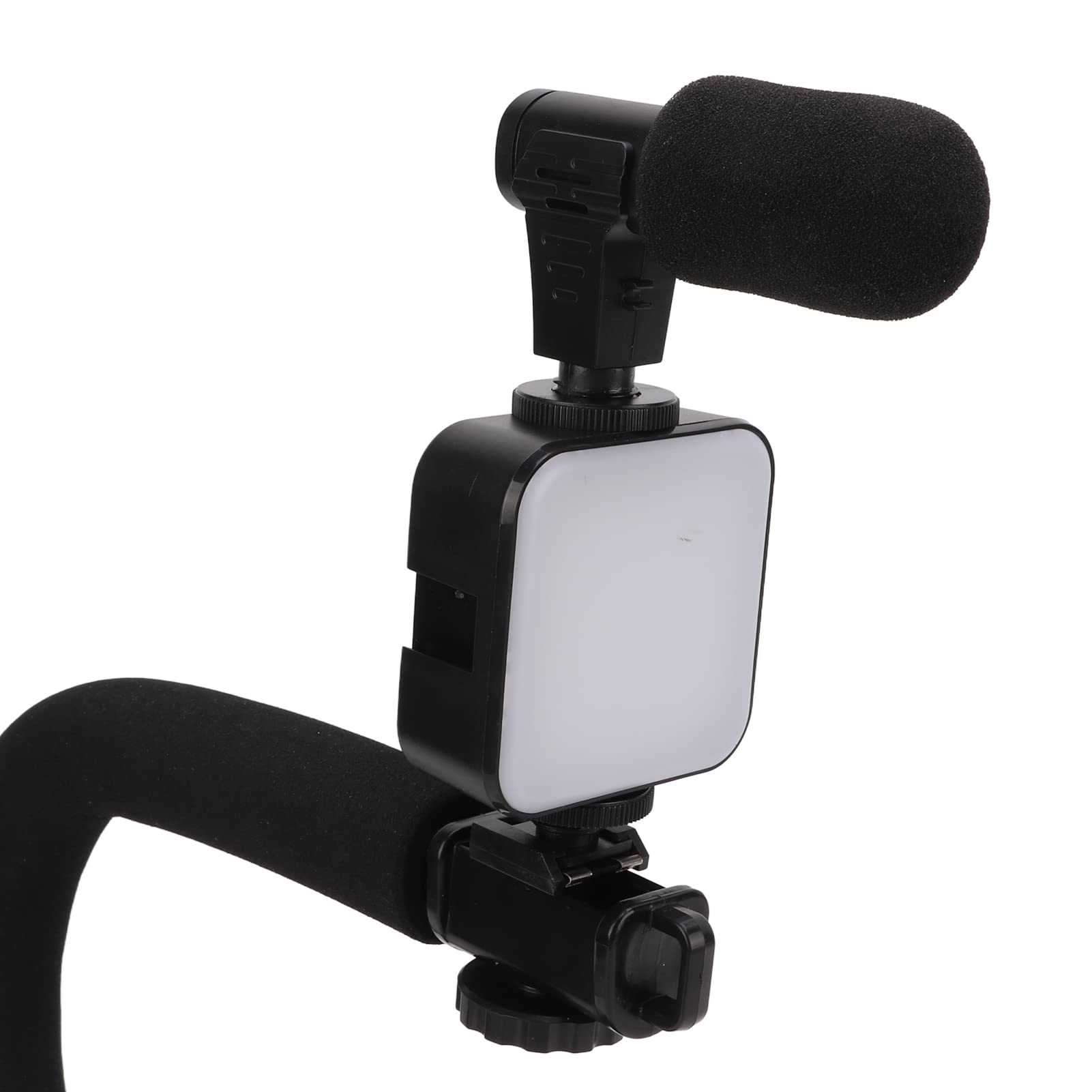 Handheld Camera Stabilizer, Upholstered Handle Blurring Prevention U Shape Camera Stabilizer for Shooting for Outdoor