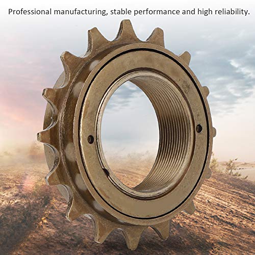 Gaeirt Single Speed Flywheel, Compact High Strength Bike Flywheel Lightweight Durable for Road Bike for Riding