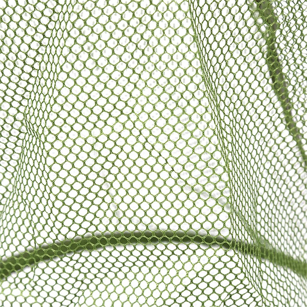 FZZDP Fishing Care Creel Tackle Soft Rubber Landing Net Fishing Net Cast Fishing Network Cage Accessories Fish Tackle Tools