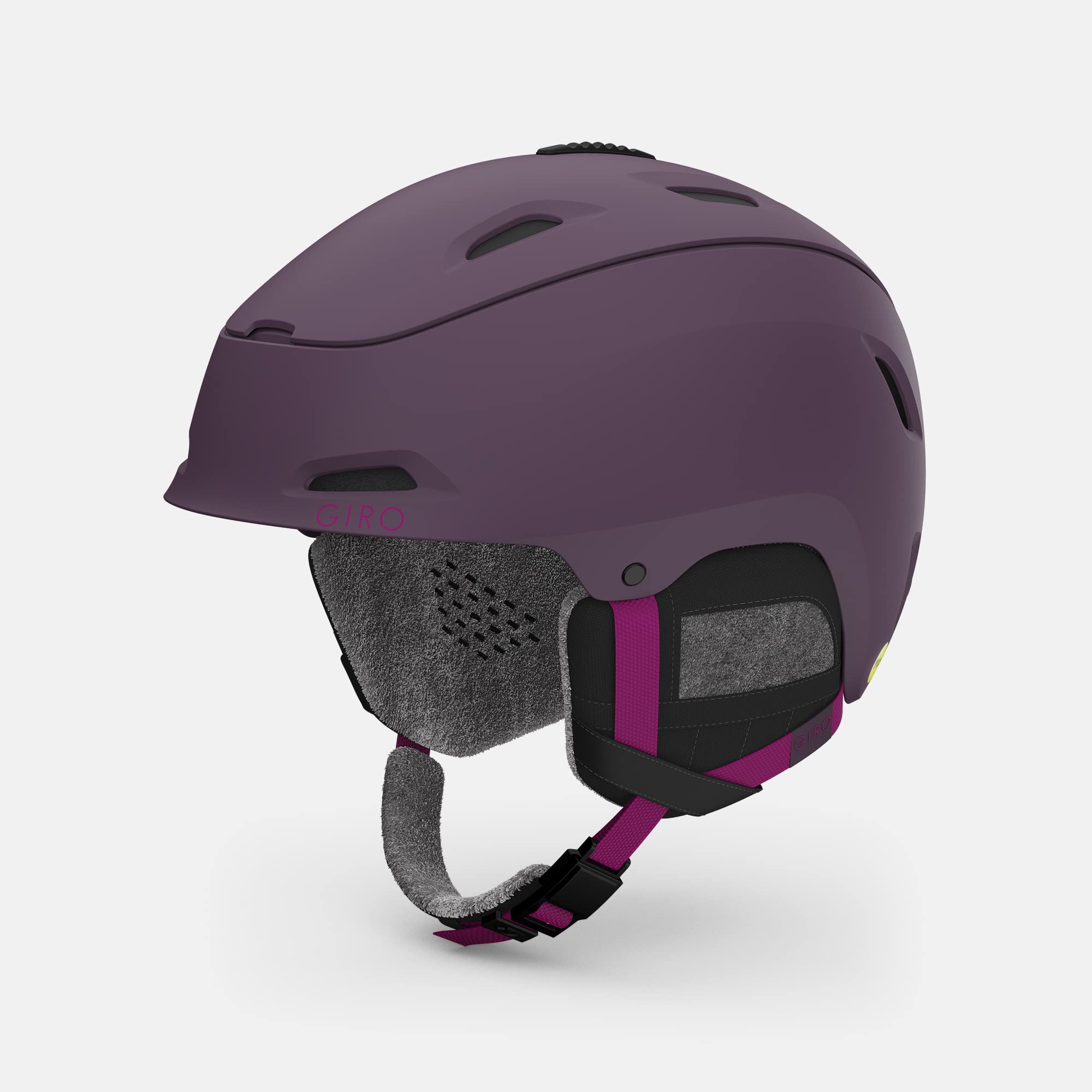 Giro Stellar MIPS Ski Helmet - Snowboard Helmet for Women & Youth - Matte Urchin/Pink Street - M (55.5-59cm)