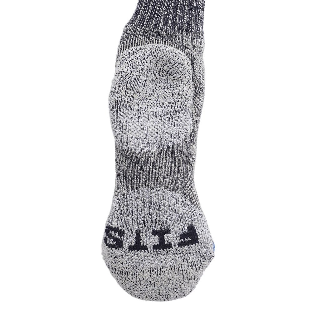 FITS Heavy Expedition Boot: Durable, Cushioned Outdoor Socks for Hiking, Camping, Hunting, and Fishing, Navy, M
