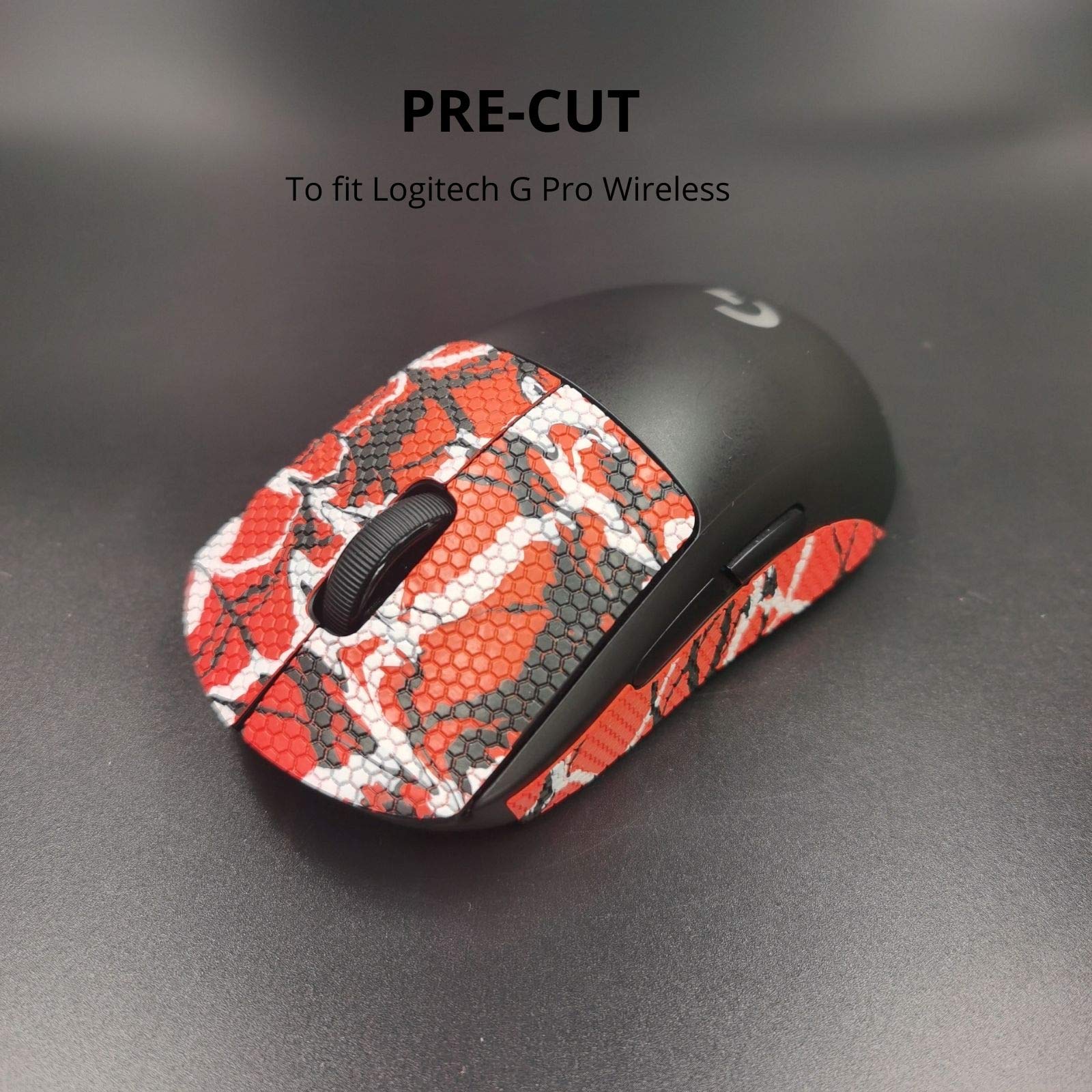 Gemini Mouse Grip Tape Compatible with Logitech G Pro Wireless,Grips,Mouse Grips|Mouse Skin,Gaming Mouse Skins,Mouse Grip,Logitech mouse Grip tape|Logitech mouse,Logitech Grip tape,mouse griptape