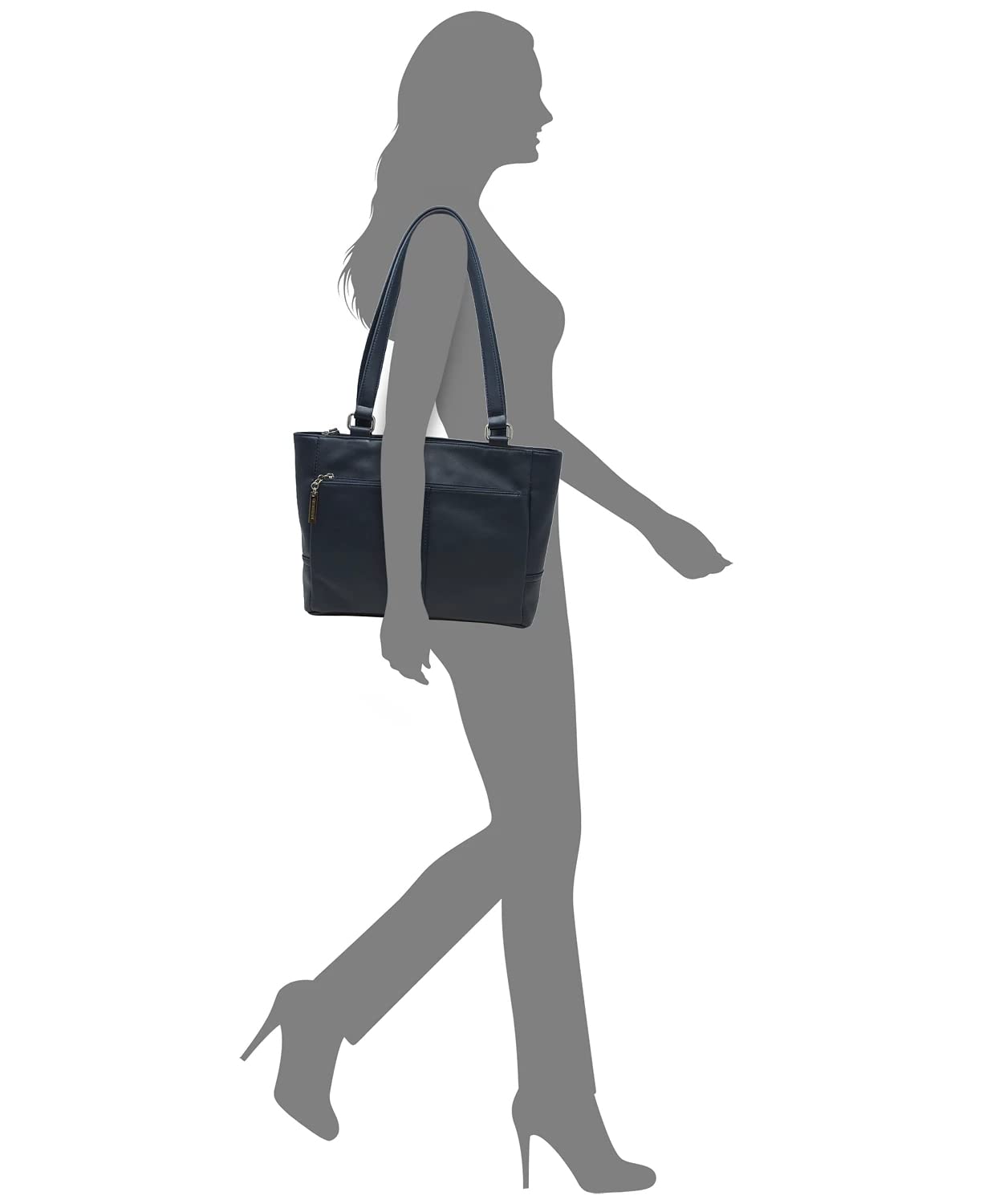 Giani Bernini Nappa Classic Leather Tote (Navy)