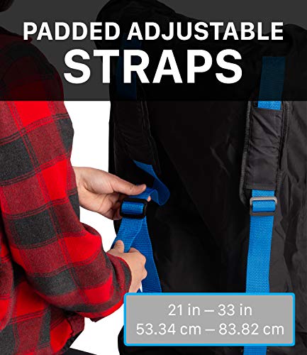 Fosmon Airplane Car Seat Travel Bag Adjustable Shoulder Strap Padded Nylon Backpack Style Universal Size