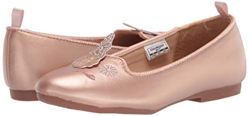OshKosh B'Gosh girls Perl Ballet Flat, Blush, 7 Toddler US