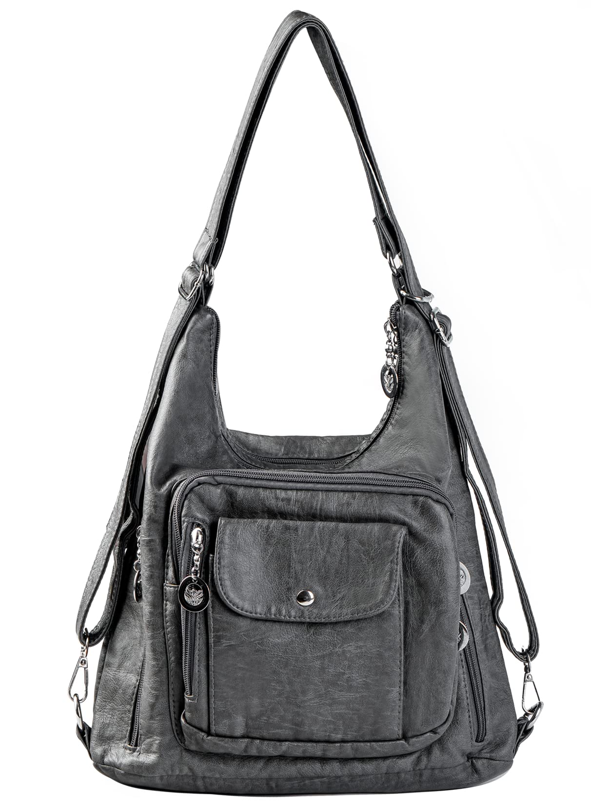 Handbags for Women Hobo Bags Shoulder Bag Tote Bag Satchel Handle Bag (Gray)