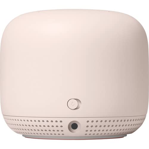 Nest WiFi Router Snow Plus 1 Access Point Sand GA01425-US (Mesh Router for Wireless Internet, Wi-Fi Extender with Smart Speaker) Works with Nest WiFi and Google WiFi Home Wi-Fi Systems