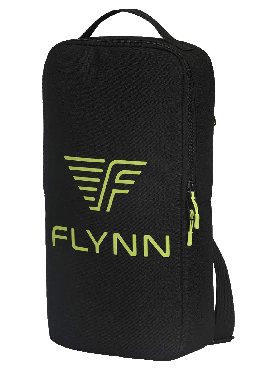 FLYNN Outdoor Pickleball Set | 2 Pickleball Paddles with a Graphite Face, a Polypropylene Honeycomb core, 4 Pickle Ball Balls and Pickleball Set Bag