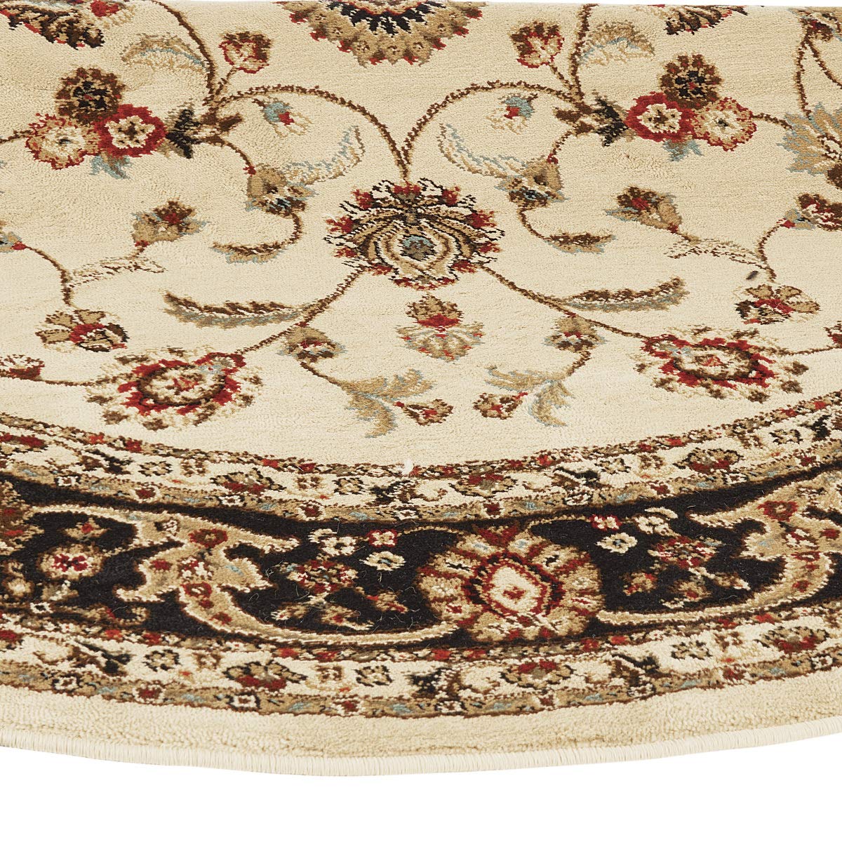 Westerly 5'3 Round Area Rug - Marash Luxury Collection (Ivory)