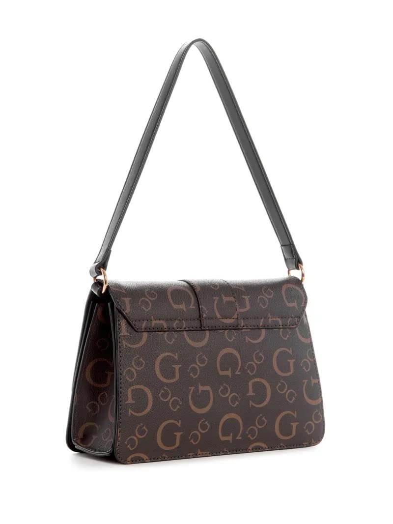 GUESS Factory Evie Logo Medium Shoulder Bag