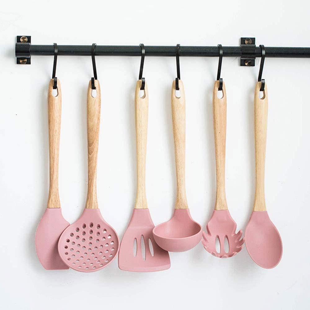 GGEBF Silicone Kitchenware Non-stick Cookware Cooking Tool Spatula Shovel Spoon Soup Kitchen Utensils Set