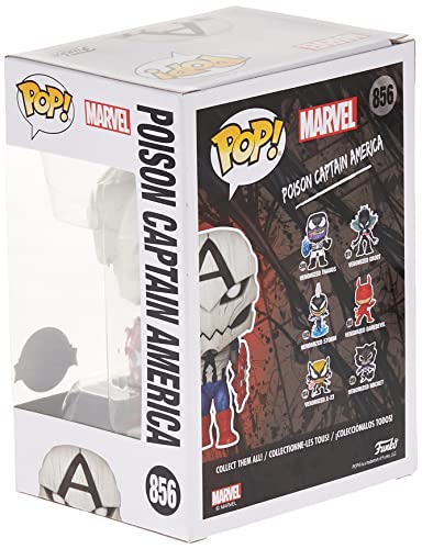 Funko Pop Marvel Venom Poison Captain America #856 Special Edition Vinyl Figure