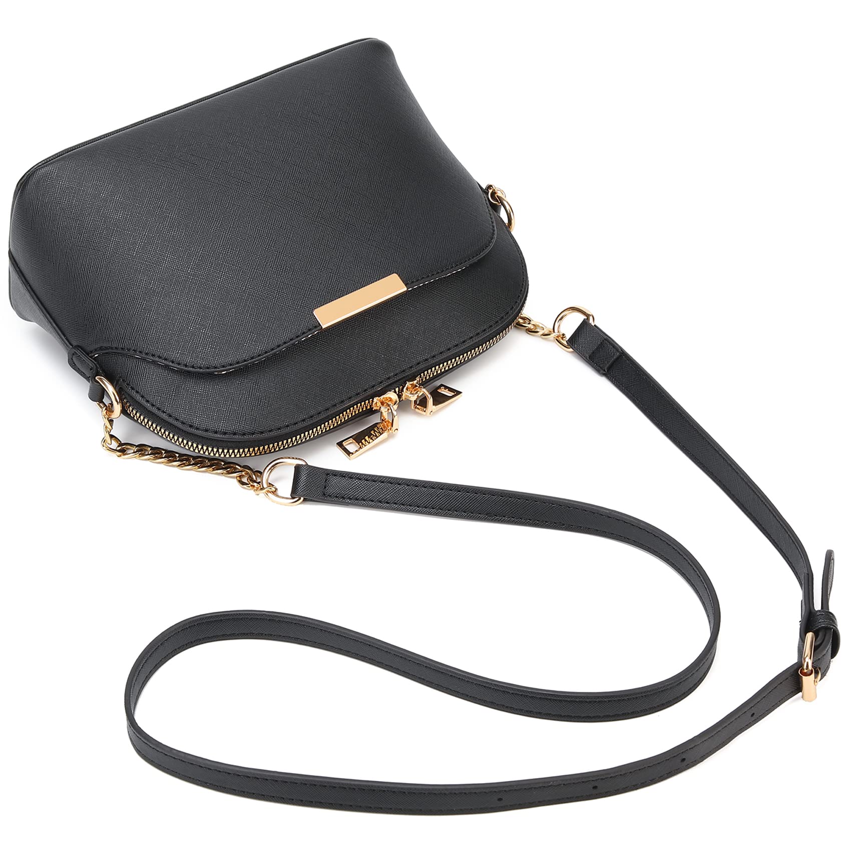 IHAYNER Crossbody Bag Medium Shoulder Bag for Women Lightweight Dome Purse With Tassel