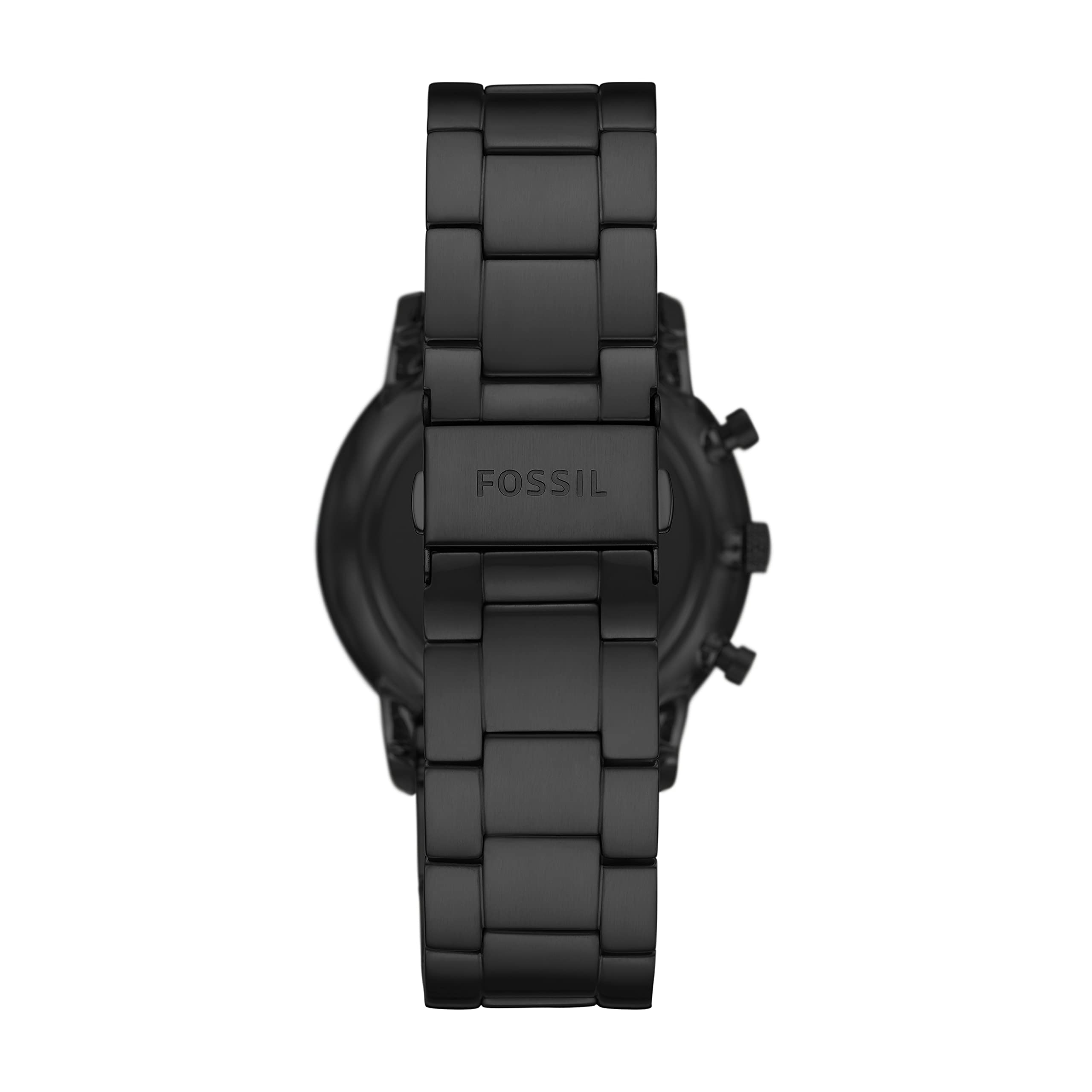 Fossil Men's Minimalist Quartz Stainless Steel Chronograph Watch, Color: Black (Model: FS5848)