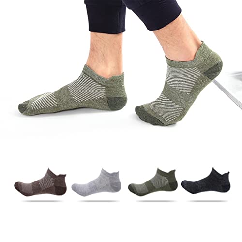 GPPZM 5 Pairs Men Summer Sports Socks Cotton Compression Running Socks Professional Running Basketball Male Socks
