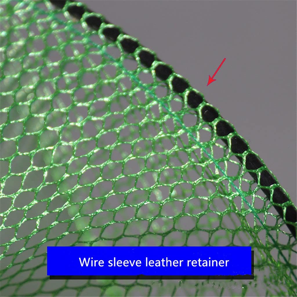 FZZDP 2 Layers Portable Fishing Net Fish Shrimp Mesh Cage Cast Net Fishing Trap Network Foldable Fishing Net Tackle 50 X 30cm