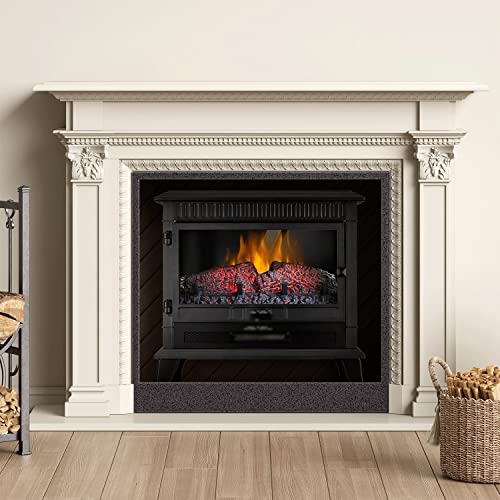 GADEN Fireplace heaters for Indoor use Logs with Lights 5 Adjustable Brightness Timer Remote Control