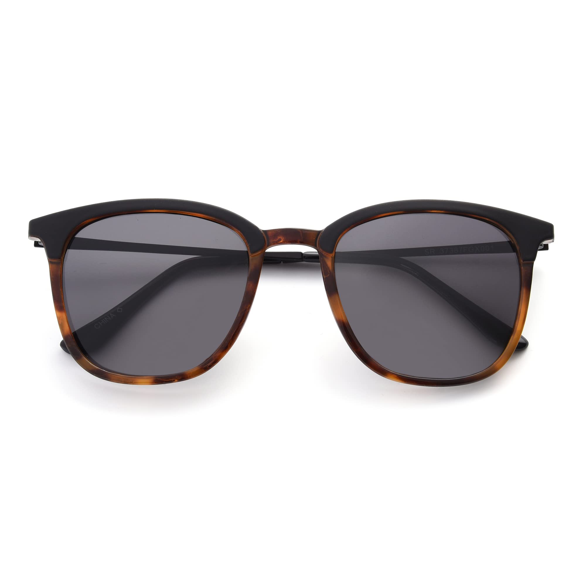 Foster Grant Men's Marli Polarized for Digital Sunglasses, Tortoise and Matte Black, 50mm US